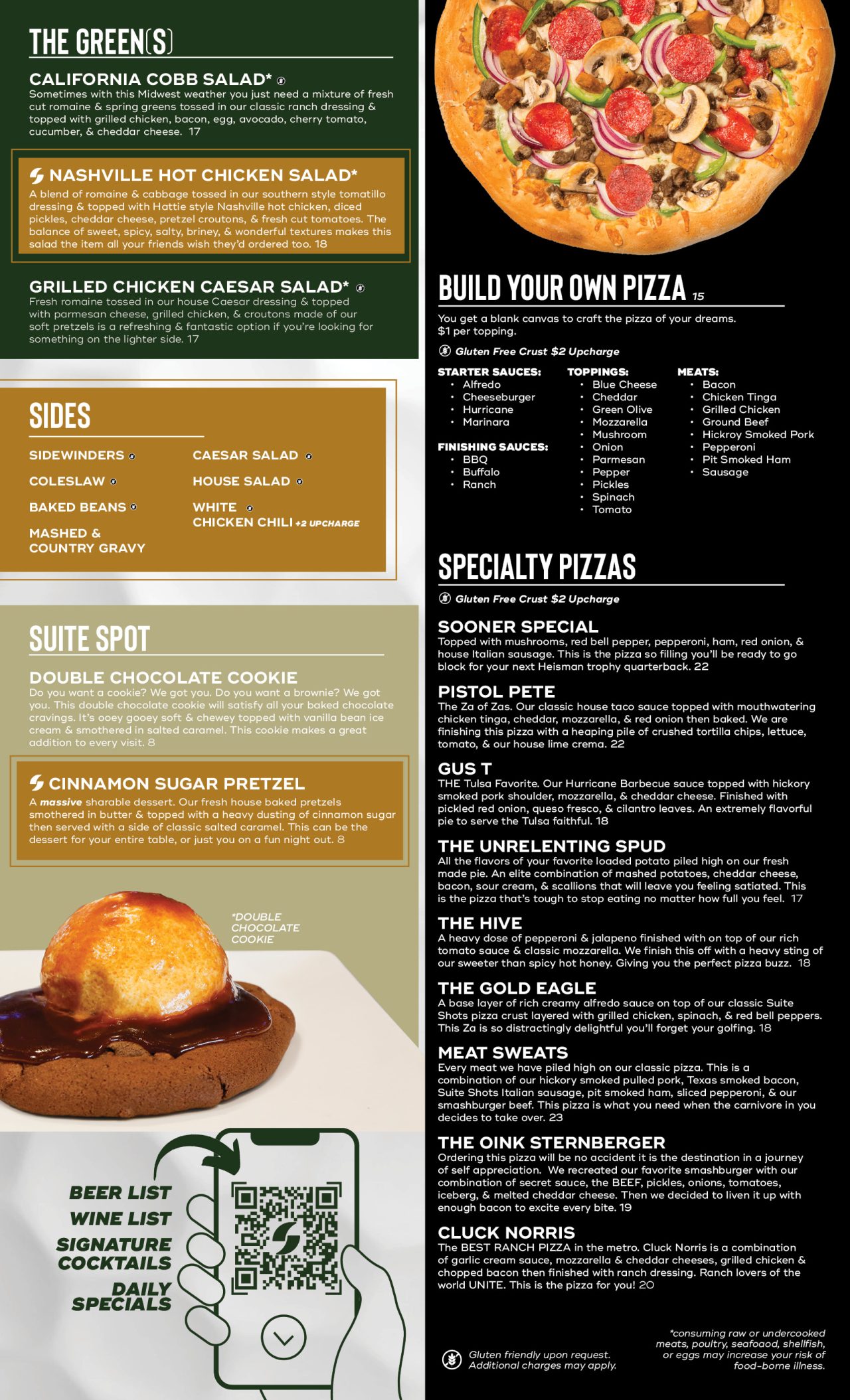 Eats & Drinks - Suite Shots Jenks